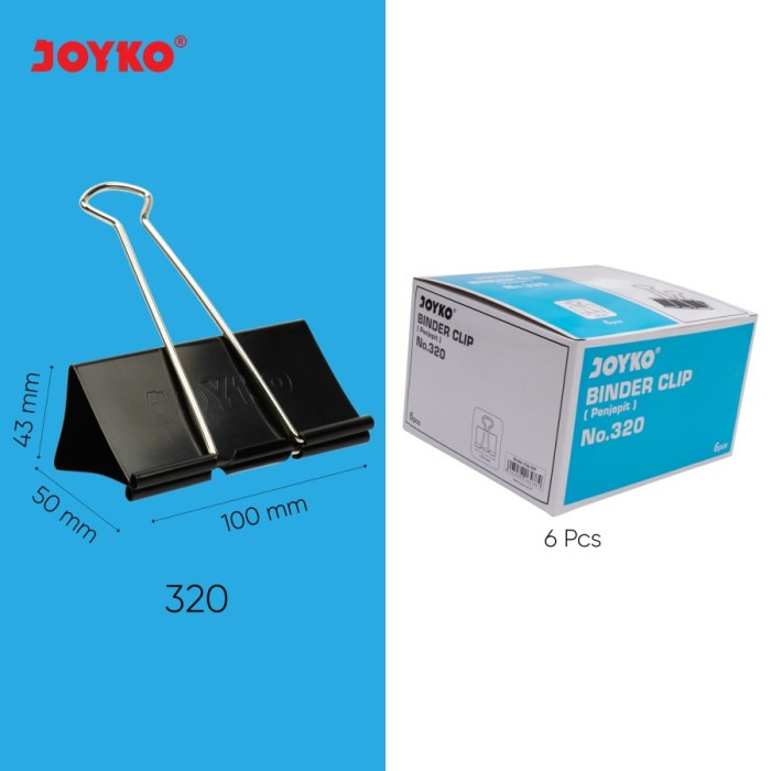 Jual Binder clip Joyko paling besar No.320
