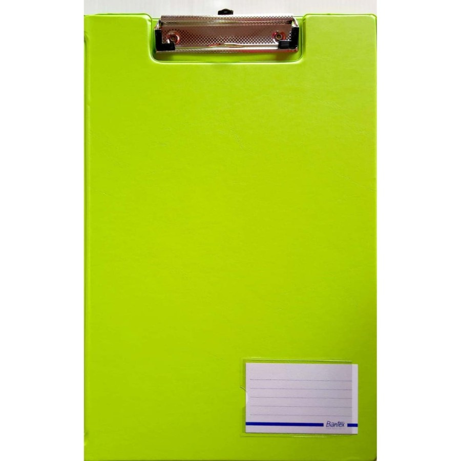 Bantex 4211-65 (LIME) Clipboard With Cover Ukuran Folio