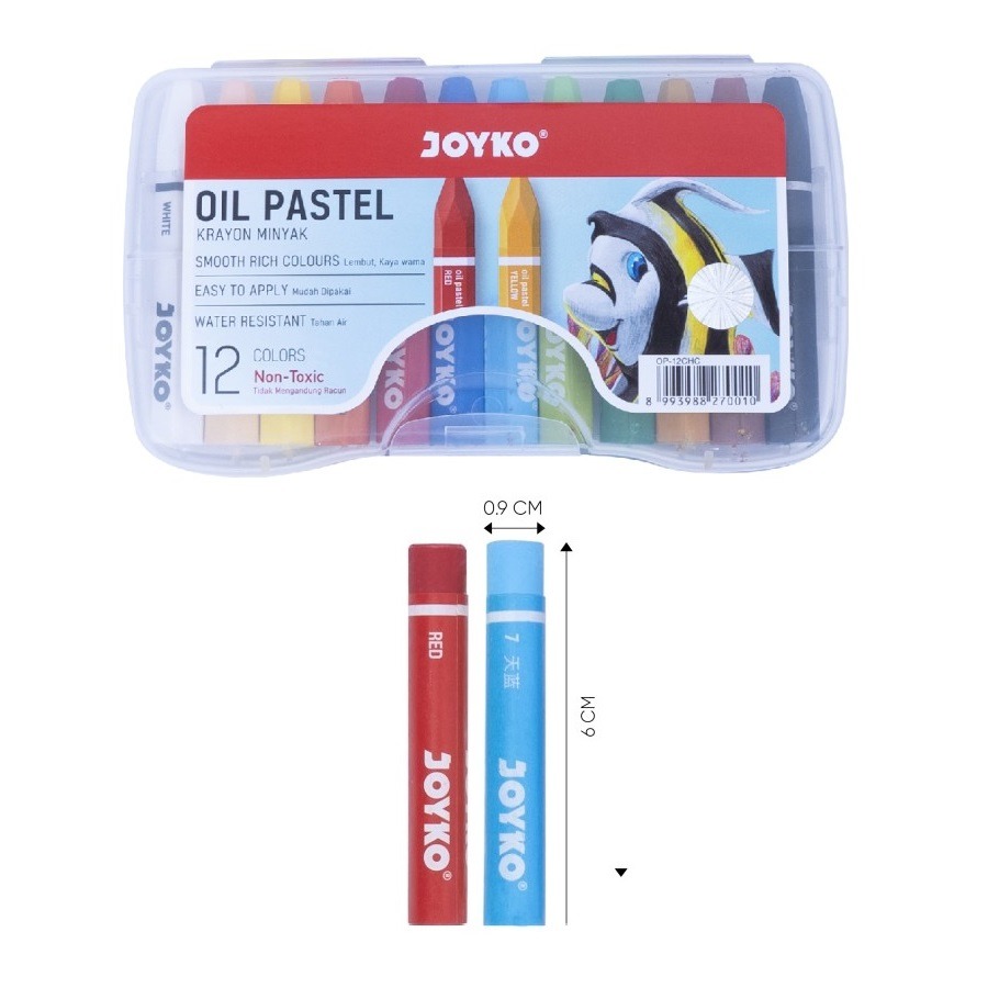 Joyko Oil Pastel 12 Warna