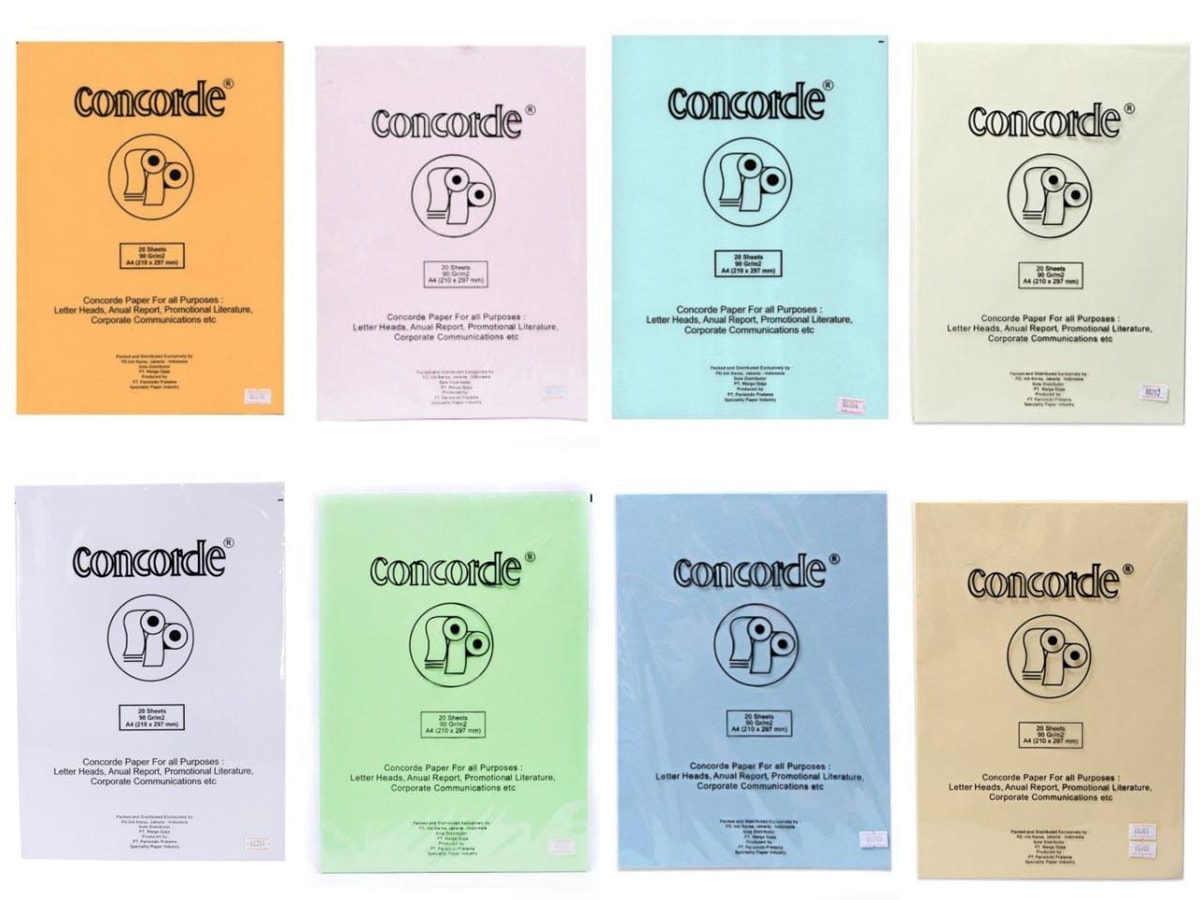 Kertas Concorde 90 Gr A4 Pak Isi 20 Lembar