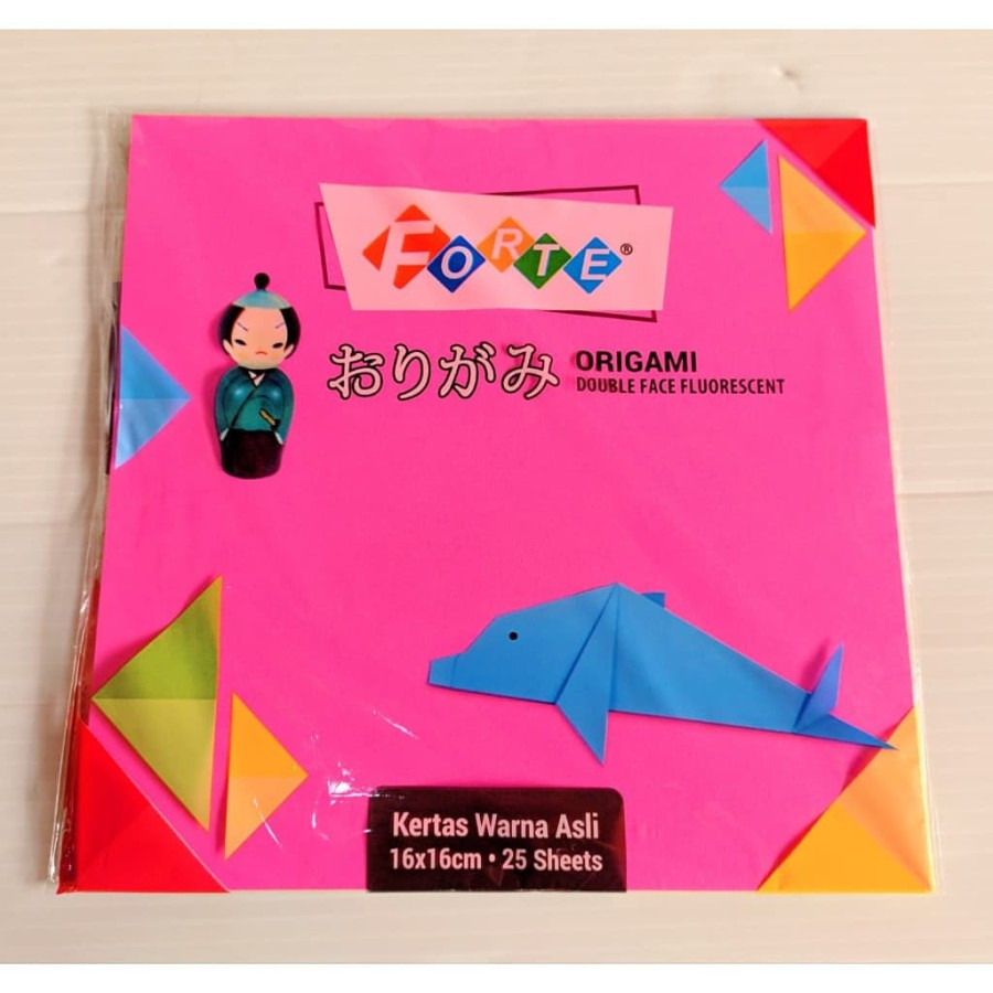 Promo Forte Kertas Origami 16 x 16 cm dua sisi