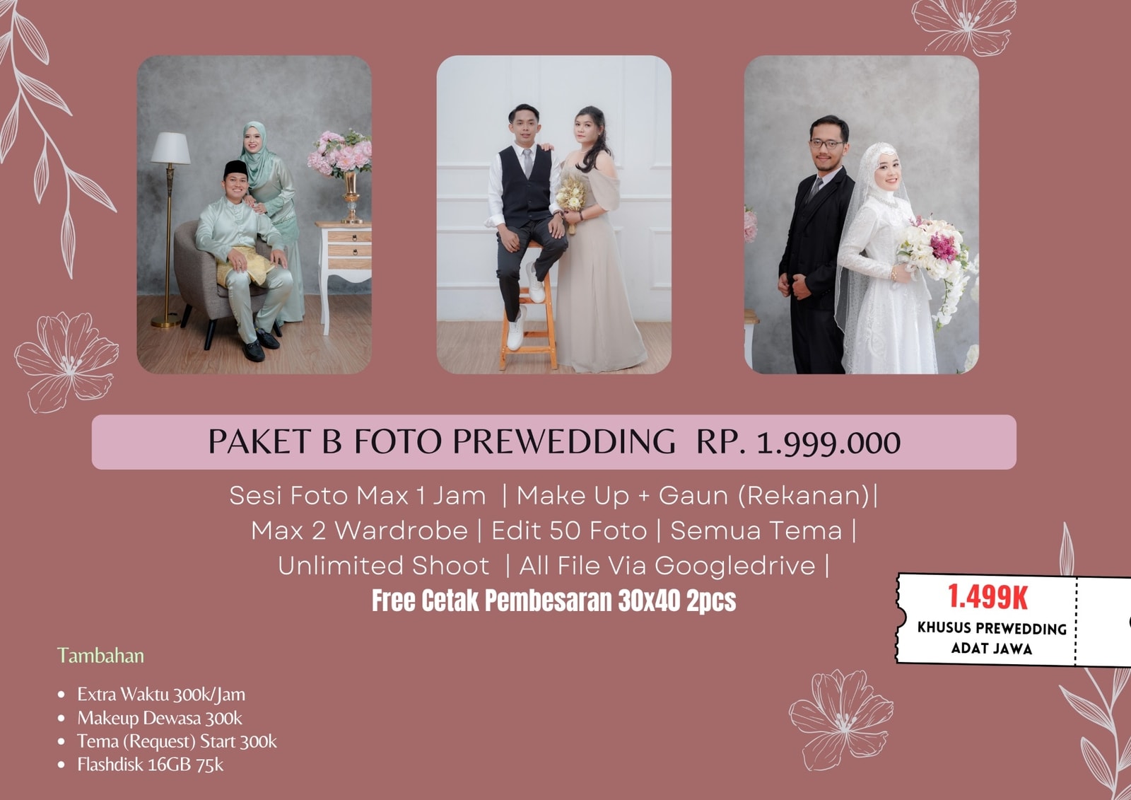 PAKET FOTO PREWEDDING