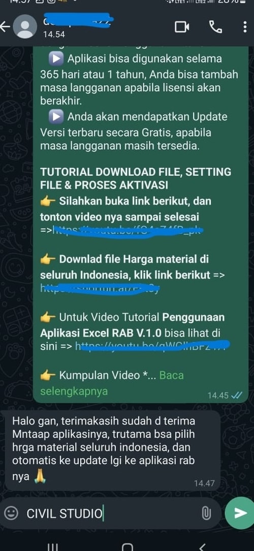 Aplikasi Excel RAB V.1.1
