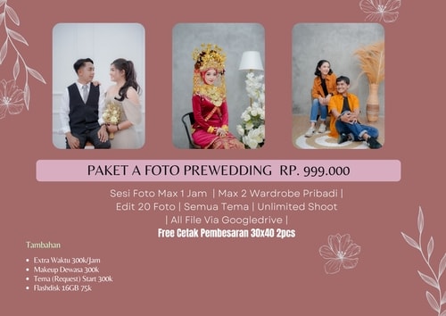 PAKET FOTO PREWEDDING