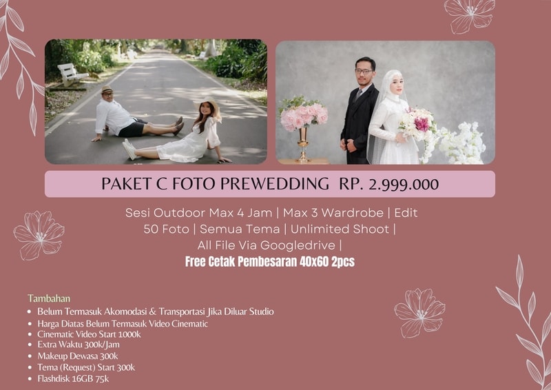 PAKET FOTO PREWEDDING